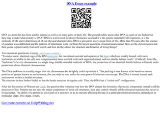 Dna Discovery Essay | PDF