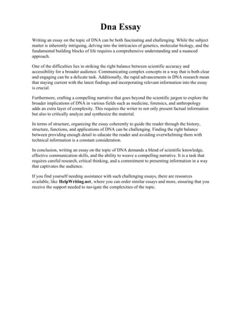 Dna Essay.pdf