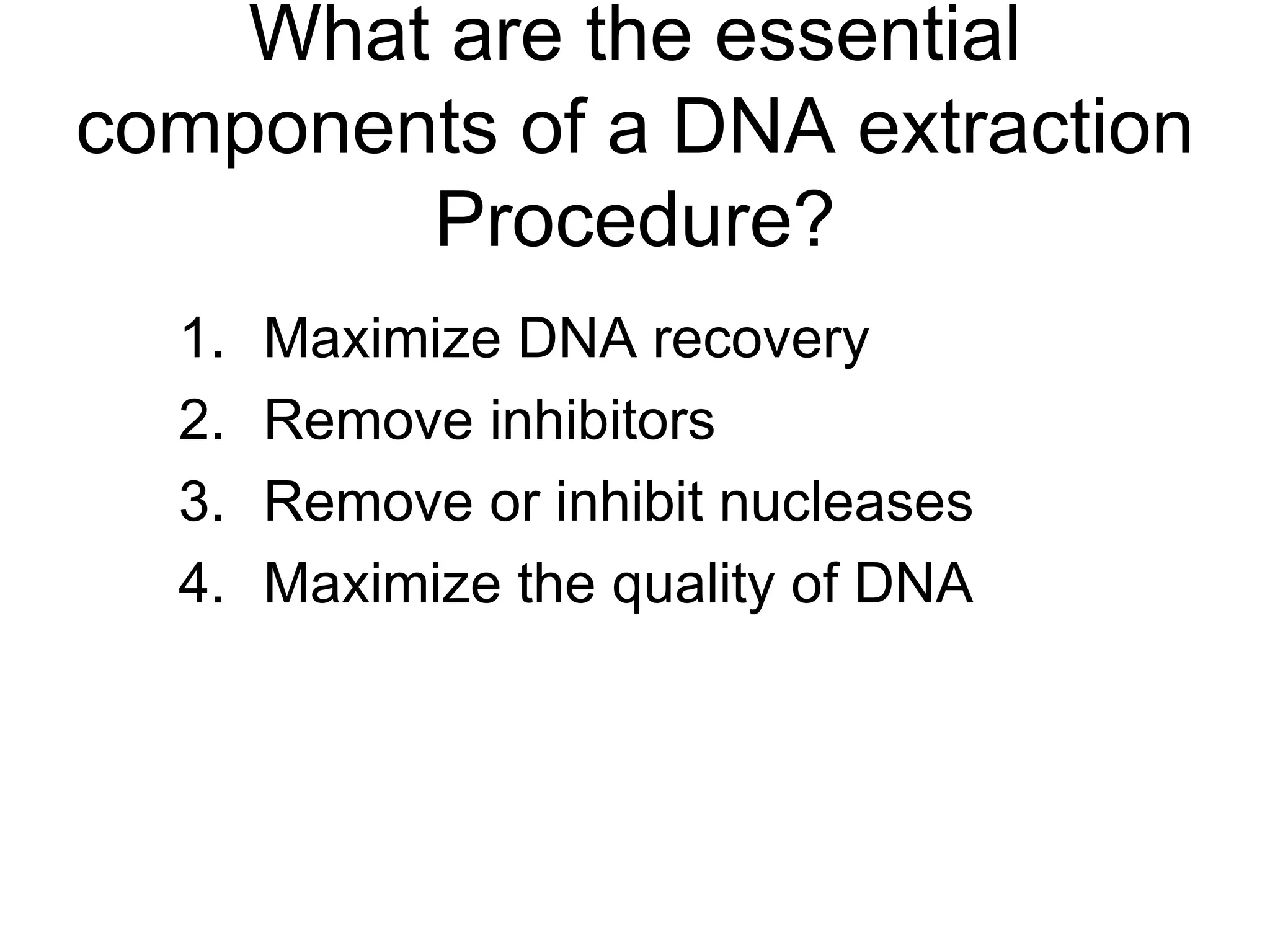 Dna extraction | PPT