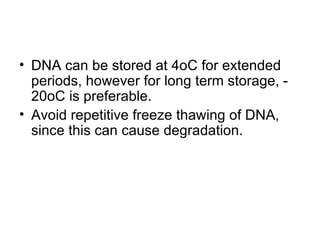 Dna extraction | PPT