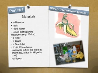 Dna extraction | PPTX