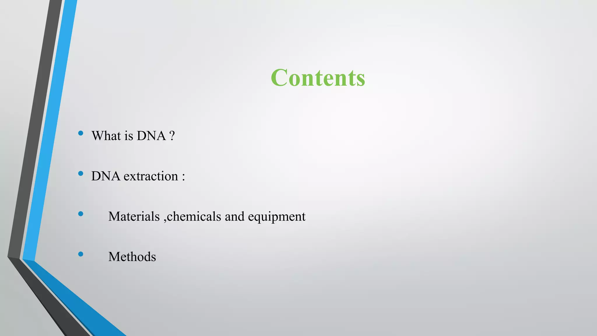 DNA Extraction | PDF