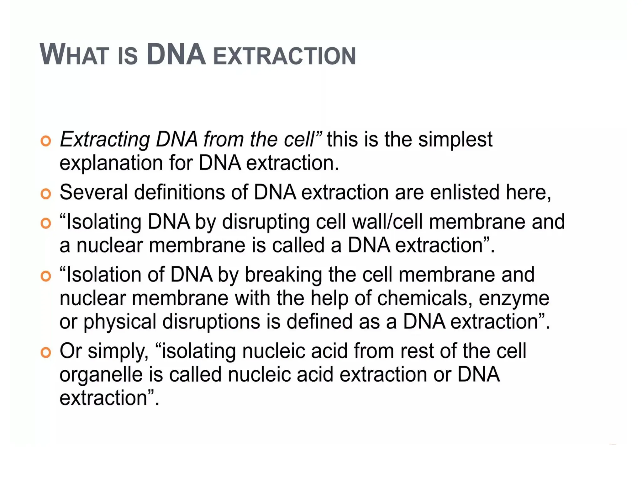 DNA Extraction.pptx protocol by taimoor khan | PPTX