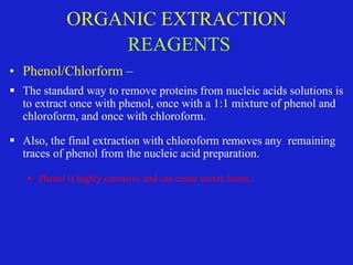 DNA extraction and DNA isolation for Biochemistry | PPT