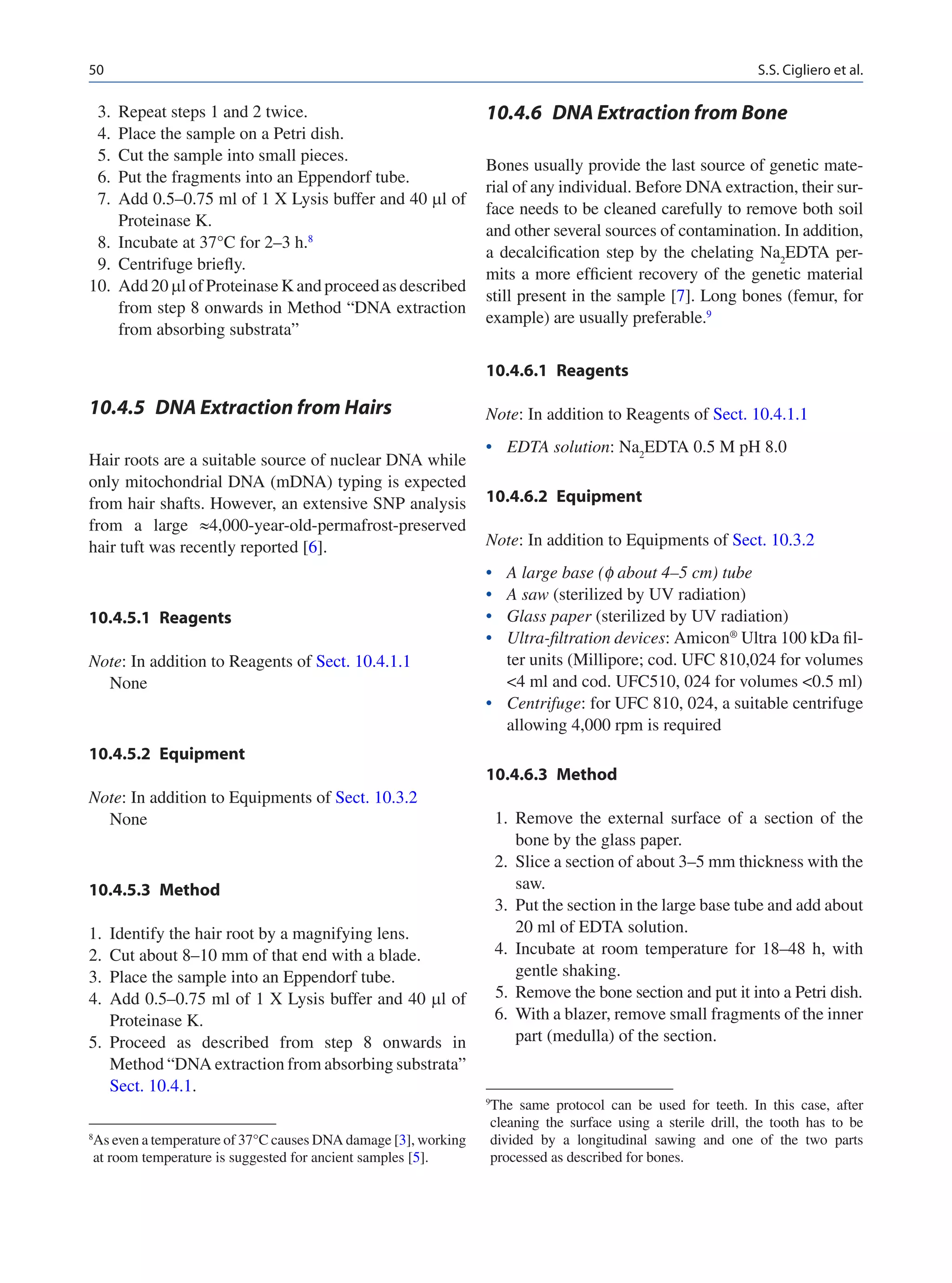 Dna extraction from blood and forensic samples | PDF