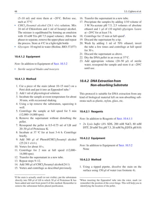 Dna extraction from blood and forensic samples | PDF
