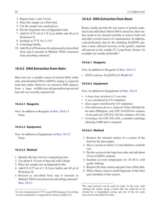 Dna extraction from blood and forensic samples | PDF