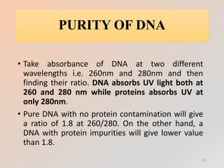 Dna extraction from whole blood | PPTX