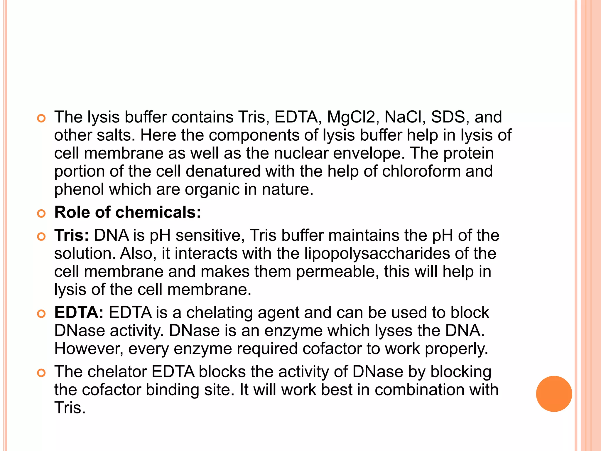 Dna extraction method | PPTX