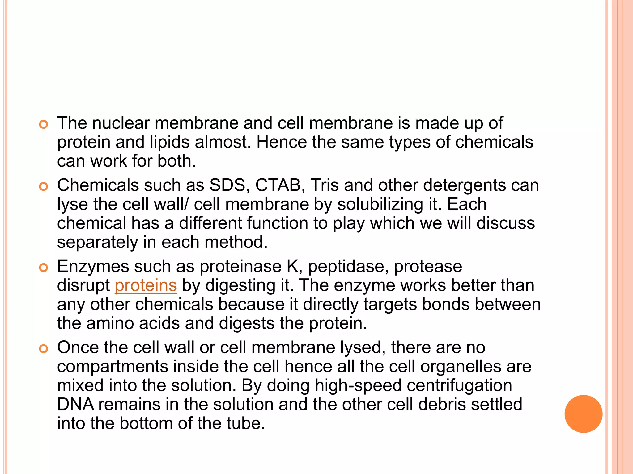 Dna extraction method | PPTX