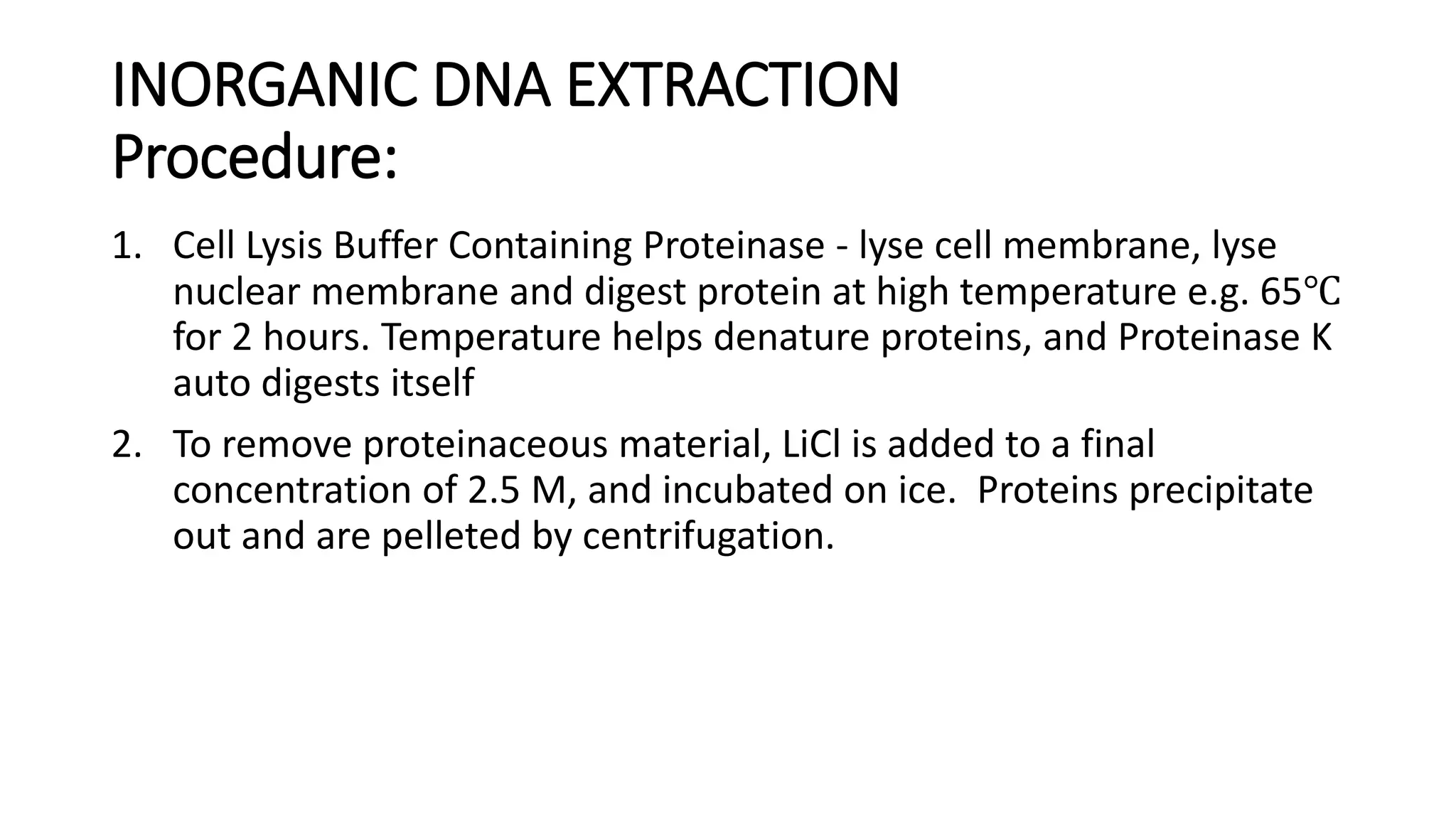 METHODS OF DNA EXTRACTION | PPTX