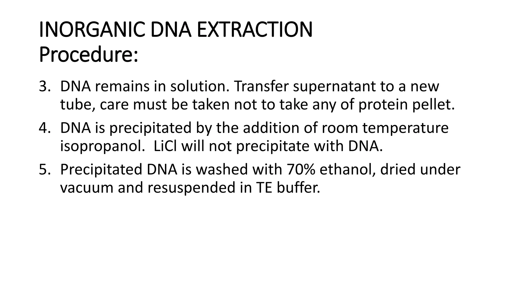 METHODS OF DNA EXTRACTION | PPTX