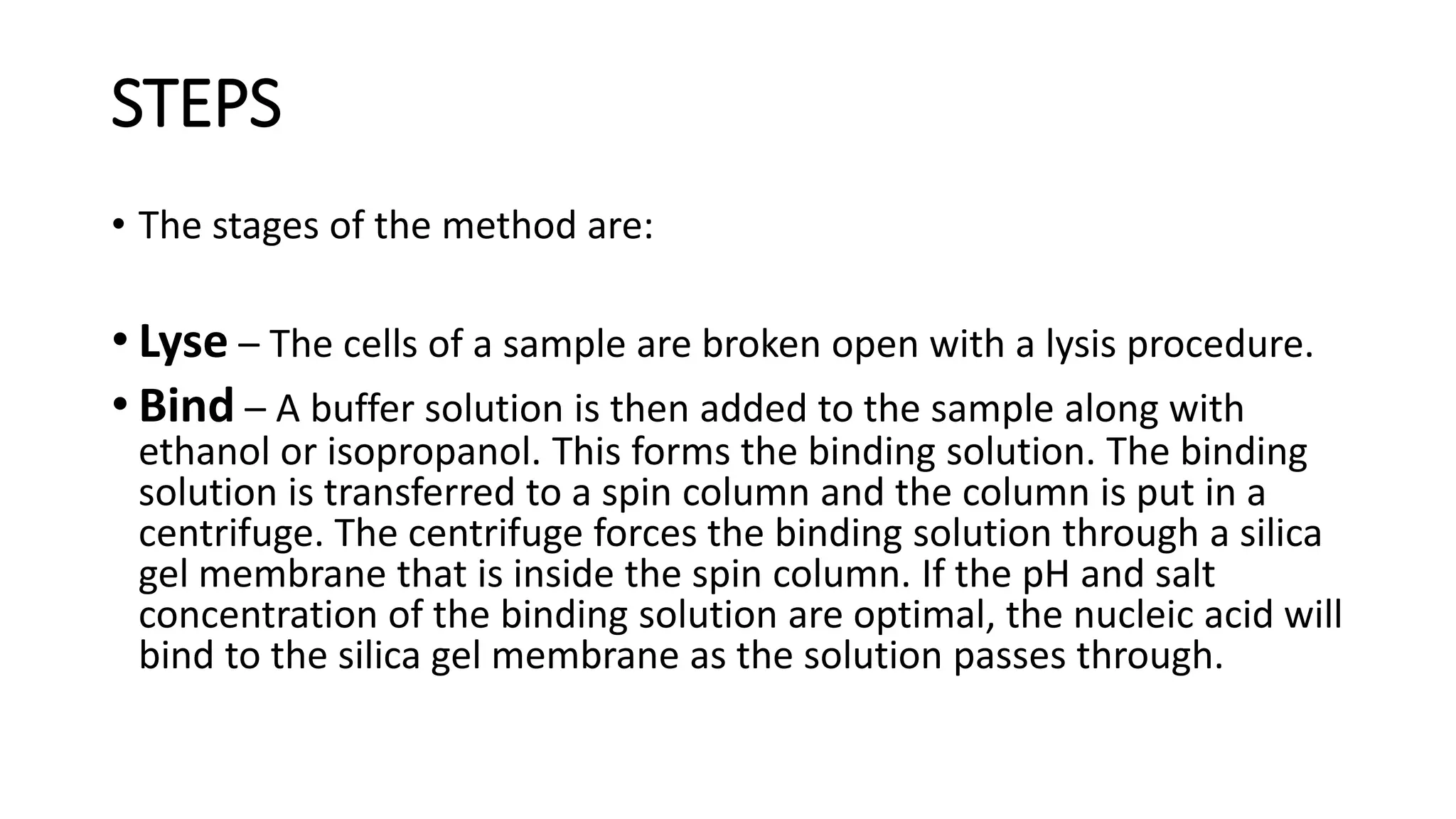METHODS OF DNA EXTRACTION | PPTX