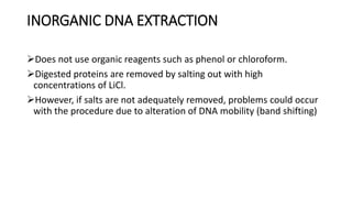 METHODS OF DNA EXTRACTION | PPTX
