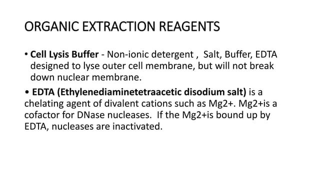 METHODS OF DNA EXTRACTION | PPTX