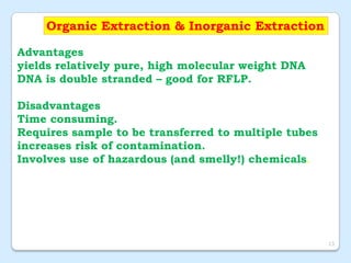 DNA Extraction Methods | PDF