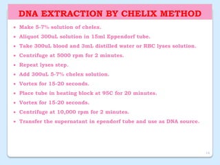 DNA Extraction Methods | PDF