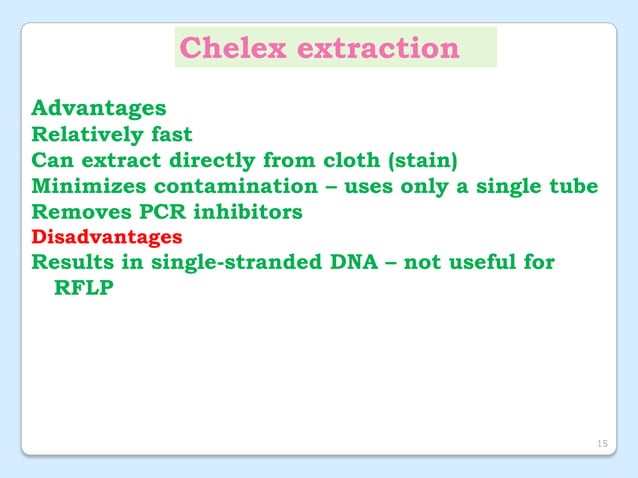Dna Extraction Methods Pdf
