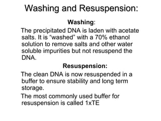 Dna extraction overview | PPT