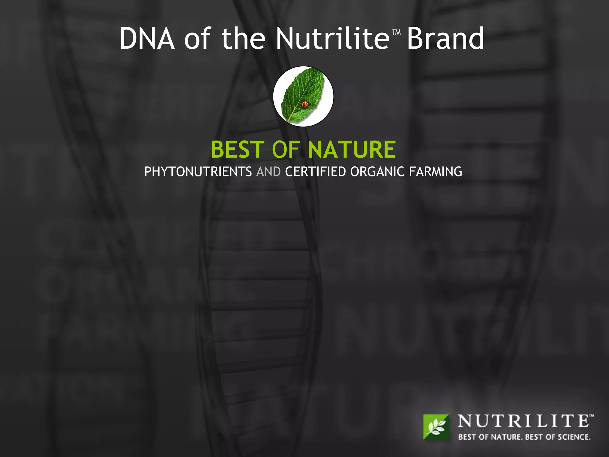 DNA of Nutrilite | PPS