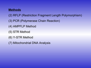Dna fingerprinting | PPT
