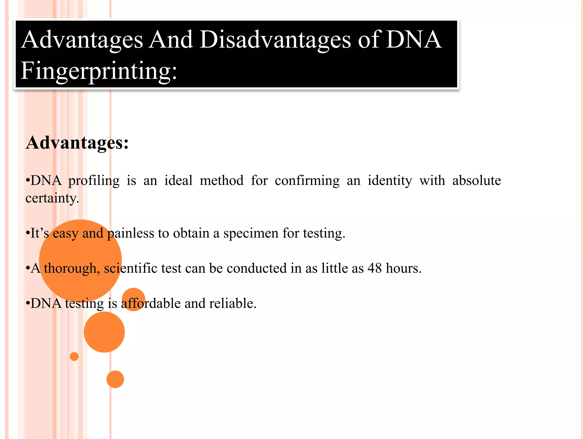 DNA Fingerprinting | PPTX
