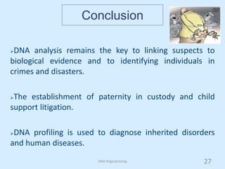Dna fingerprinting | PPTX