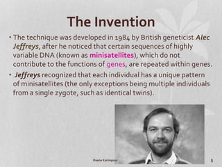 Dna finger printing | PPTX