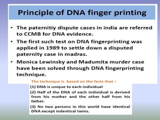 Dna finger printing | PPT