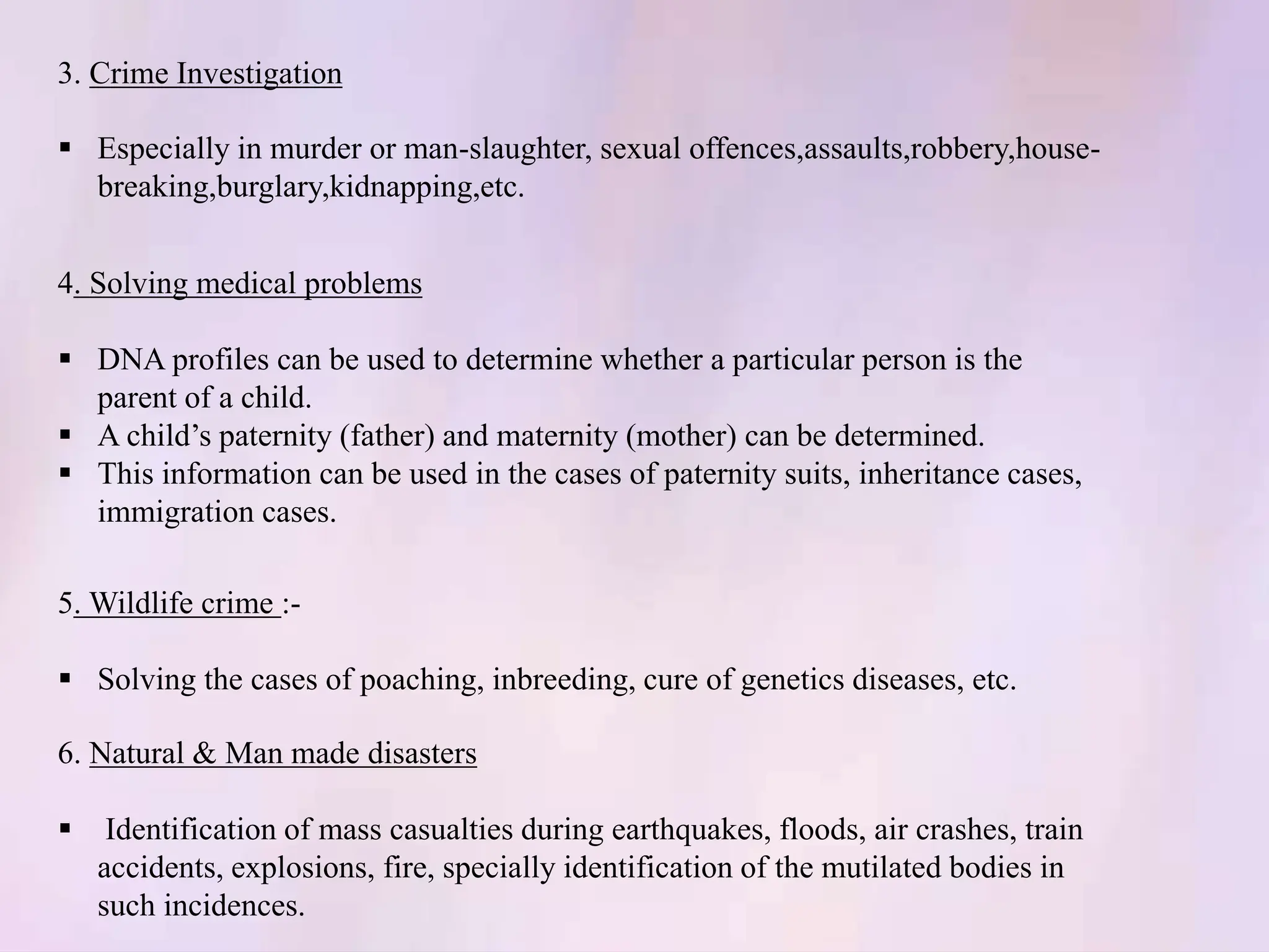 The power of dna fingerprinting in forensic science | PPTX