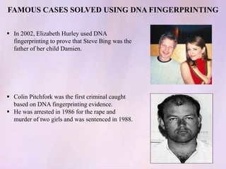 The power of dna fingerprinting in forensic science | PPTX