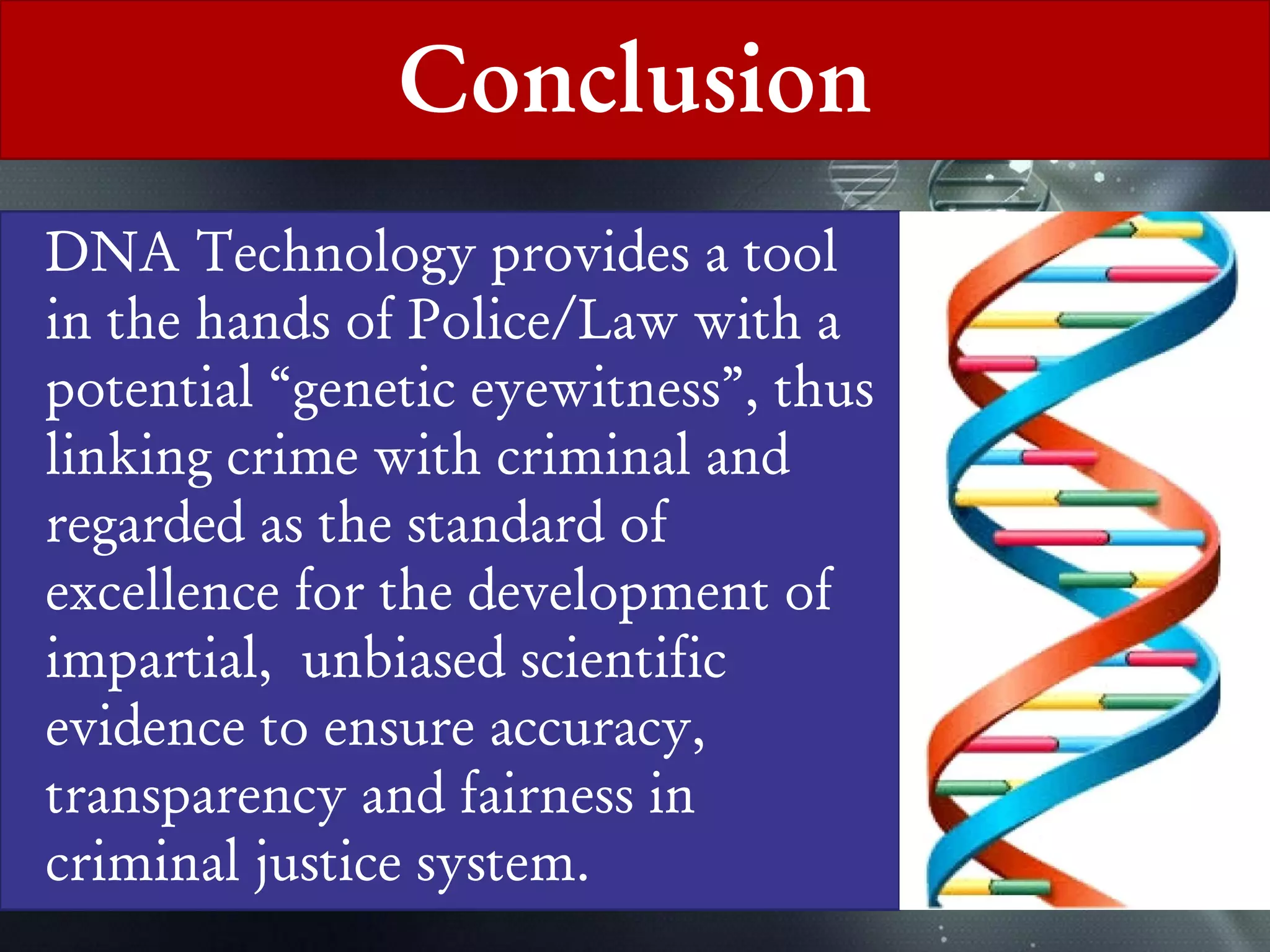 Forensic and Medico-legal applications of DNA Fingerprinting | PDF