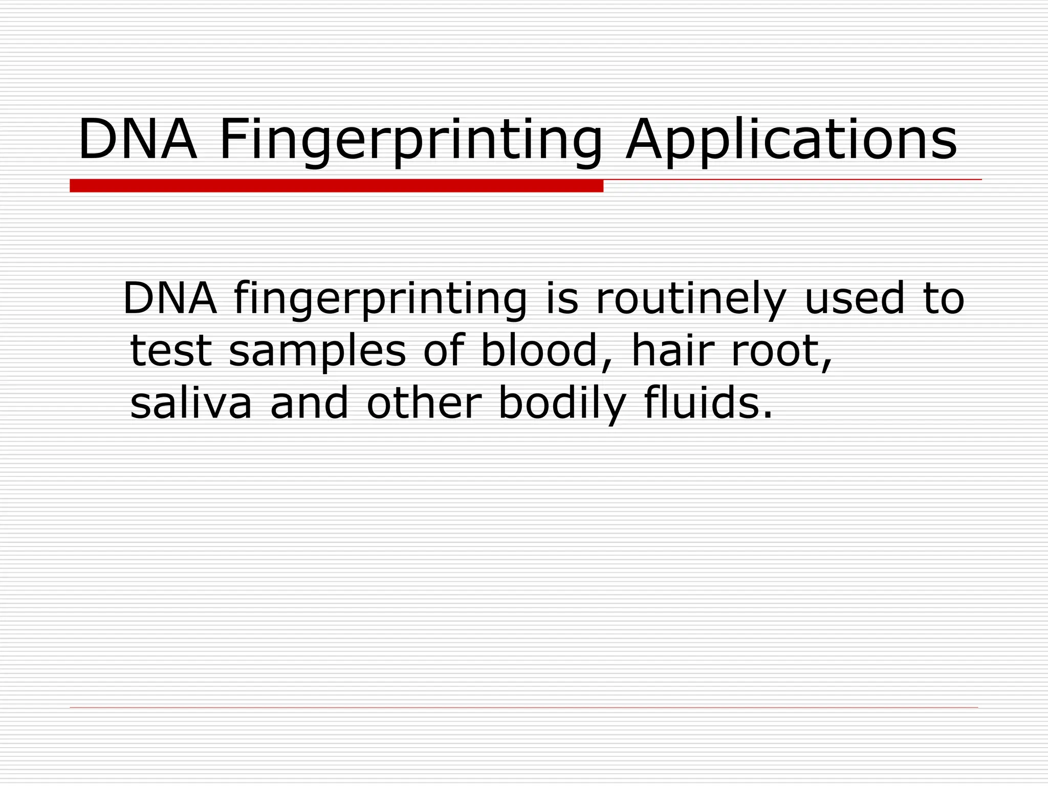 DNA fingerprinting forensic microbiology | PPT