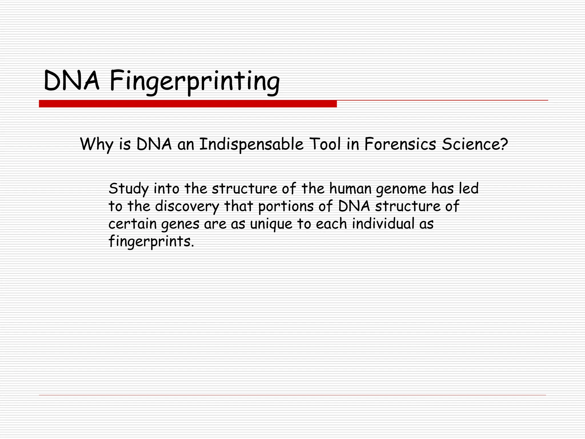 DNA fingerprinting forensic microbiology | PPT
