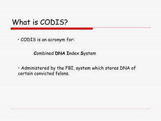 DNA fingerprinting forensic microbiology | PPT