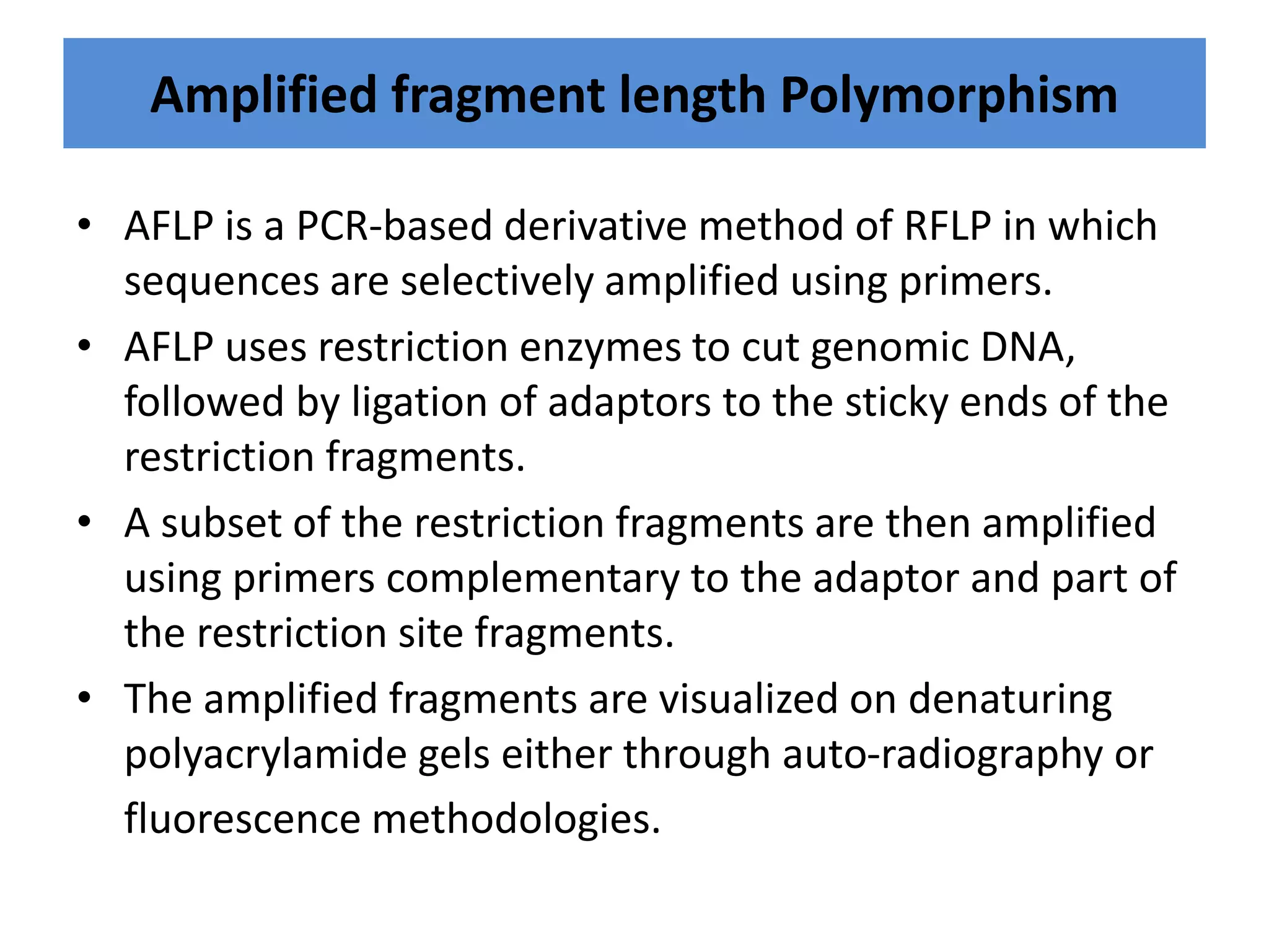 DNA Fingerprinting & its techniques by Shiv Kalia (M.Pharma in ...