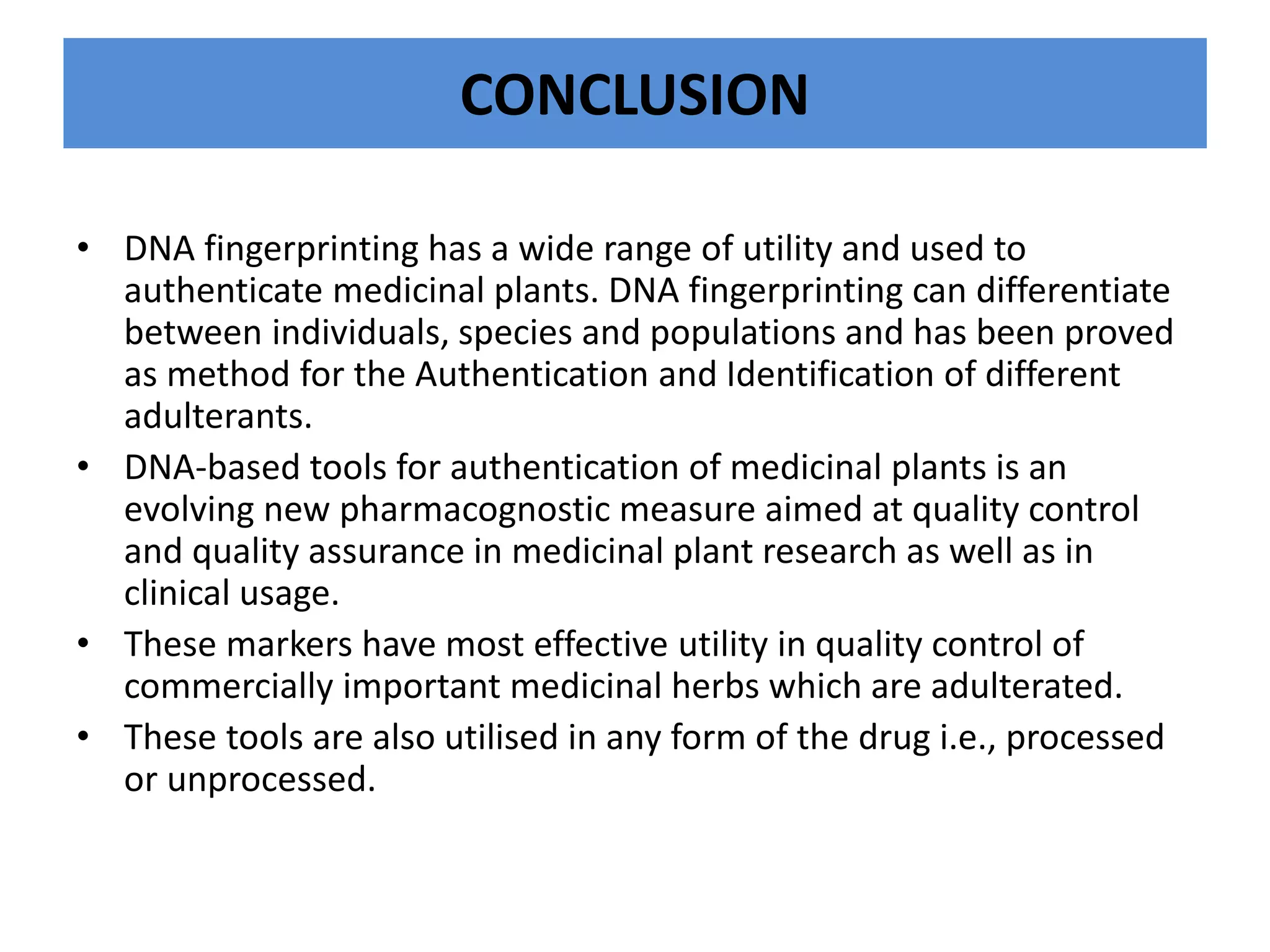DNA Fingerprinting & its techniques by Shiv Kalia (M.Pharma in ...