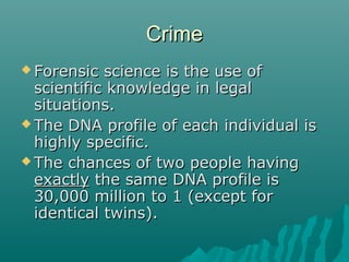 Dna fingerprinting powerpoint | PPT