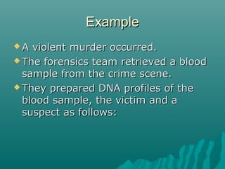 Dna fingerprinting powerpoint | PPT