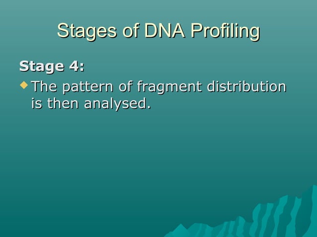 Dna fingerprinting powerpoint | PPT