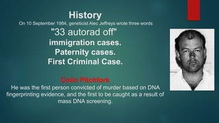 DNA fingerprinting | PPTX