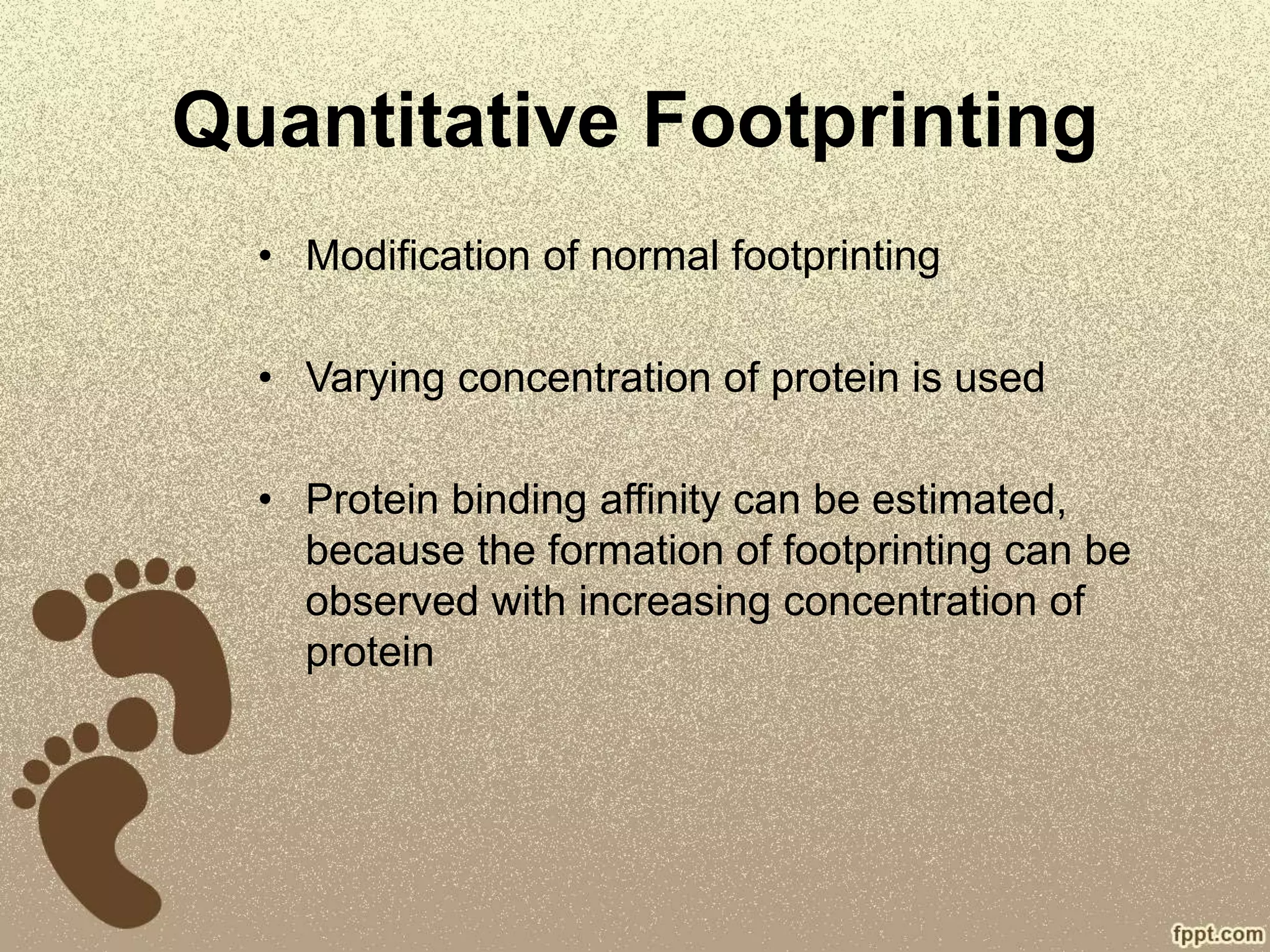 Dna Footprinting | PPT