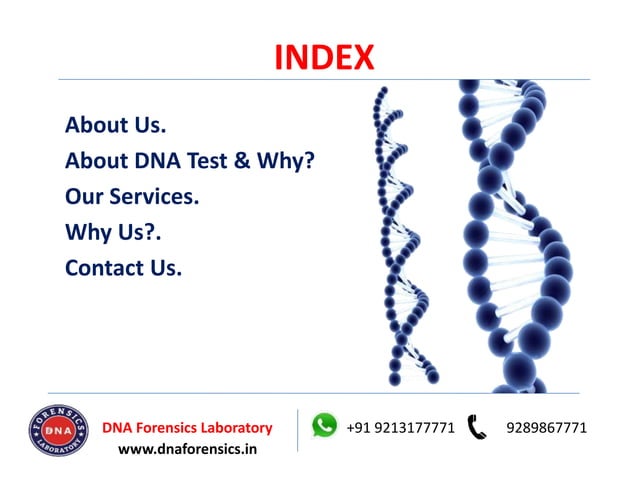 Dna forensics laboratory | PPT