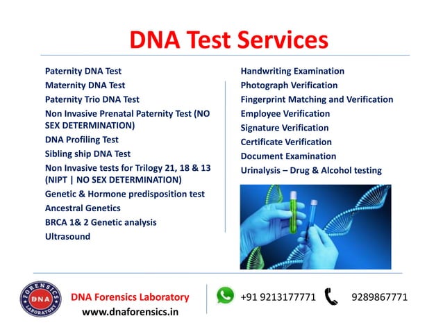 Dna forensics laboratory | PPT