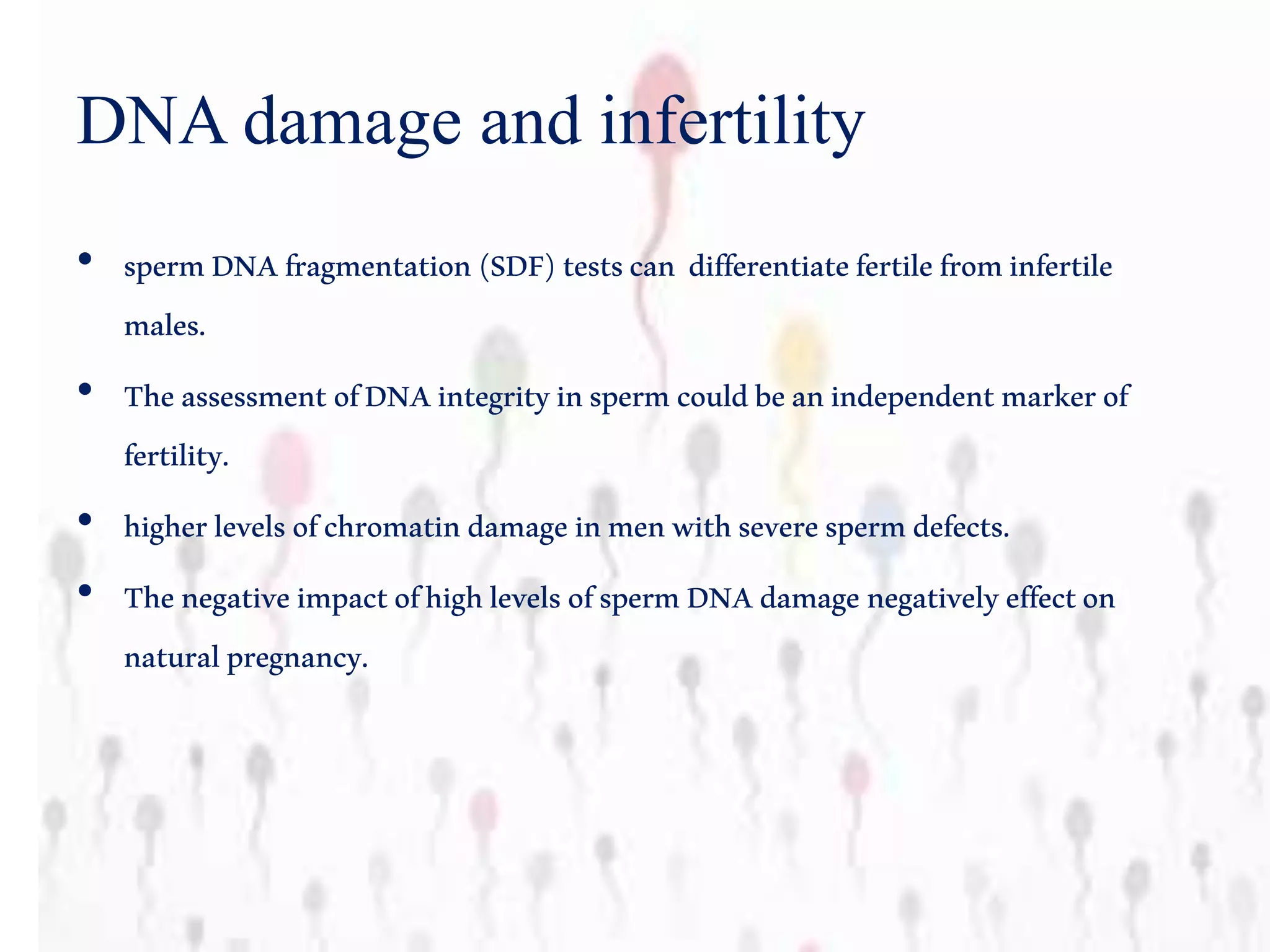 Sperm DNA fragmentation | PPTX