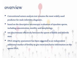 Sperm DNA fragmentation | PPTX