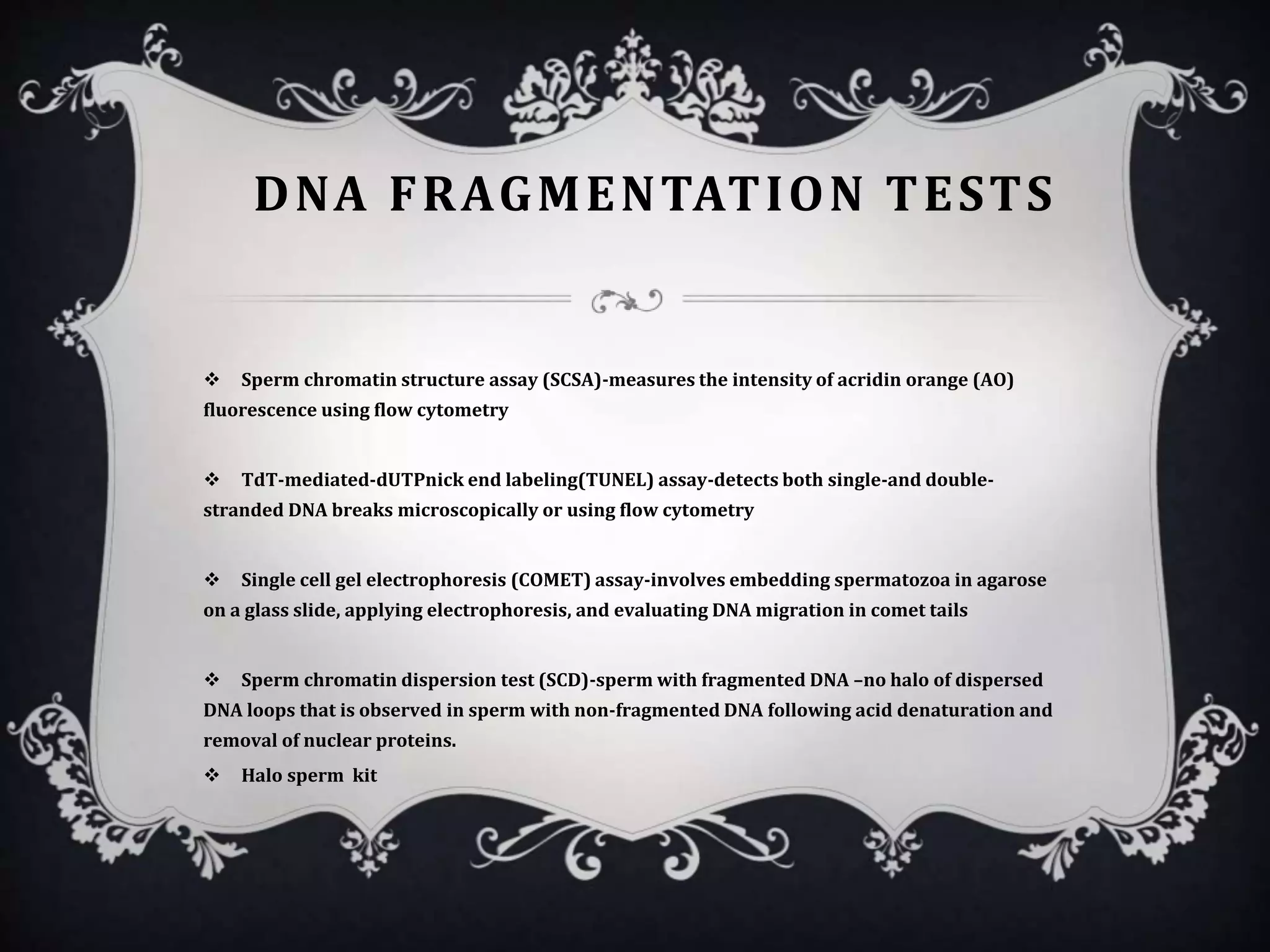 Dna fragmentation | PPTX