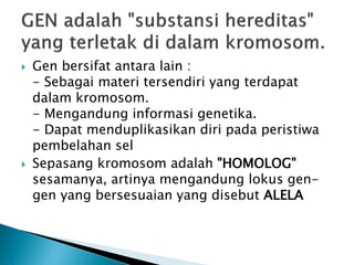 Dna, gen, dan kromosom | PDF