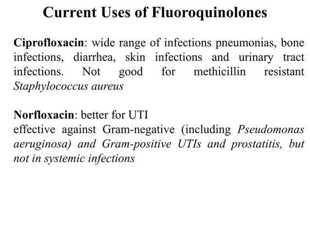 Dna Gyrase Inhibitors Quinolones And Fluoroquinolonespptx