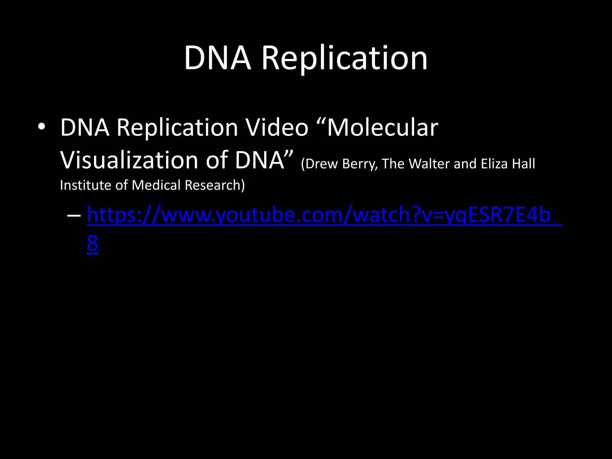 Dna history and replication | PPTX
